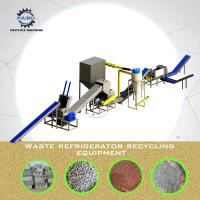 China Ultra-Low Waste Refrigerator Crushing Sorting Equipment for Waste Management for sale
