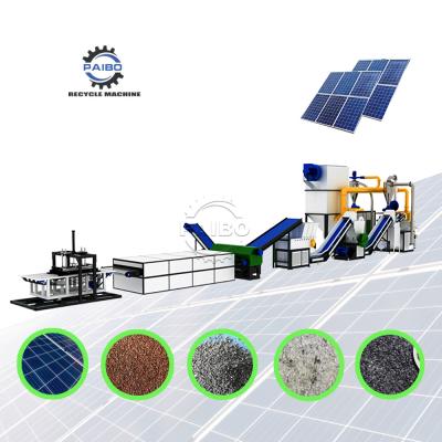 China Eco-Friendly PV Modules Recycling Machine Powered by Engine Oil Recycling Technology for sale