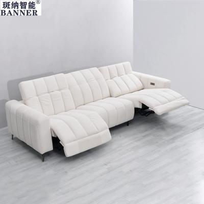 China BN Smart Furniture Italian Minimalist Matching Functional Sofa with Electric USB Multi-Functional Sofa Recliner for sale