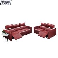 China BN Space Capsule Italian Minimalist Leather Functional Sofa Corner Living Room Combination Electric Recliner Chair Sofa for sale