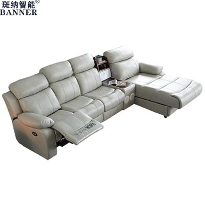 China BN Leather Smart Sofa Capsule Home Theater Modern Minimalist Functional Sofa with L Shape Combination Electric Recliner for sale
