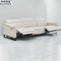 China BN Modern Minimalist Genuine Cowhide Leather Electric Sofa Functional Sofa Combination Recliner Lifting Chair Sofa for sale