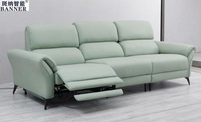 China BN Modern Style Leather Sofa Living Room Technology Cloth Three-Seater Sofa Electric Recliner Functional Chair Sofa for sale