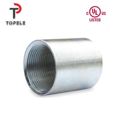 China Zinc Coating Galvanized Steel IMC Threaded Conduit Coupling 1/2
