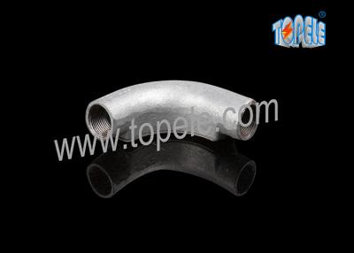 China Malleable Iron Threaded Junction Box Channel Inspection Elbow BS4568 20mm 25mm for sale