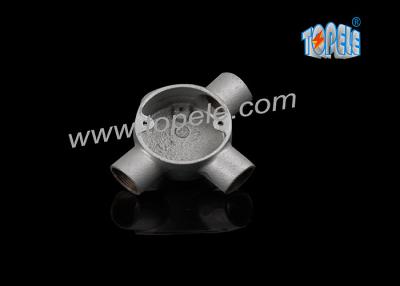 China BS4568 Malleable Iron Circular Junction Box 3 Way Tee - 20mm, 25mm, 3/4