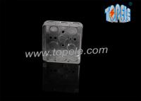 China 4x4 Square Galvanized Steel Electrical Conduit Box 1-1/2