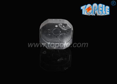 China Galvanized Steel Octagon Electrical Conduit Box 4 Inch 1-1/2 Deep with 1/2 3/4 KO for sale