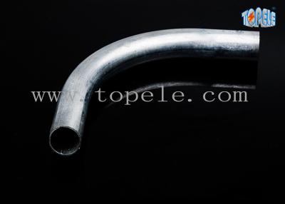 China EMT Welded Steel Tube Elbow 90 Degree Zinc Coated 1/2 Inch Conduit Elbow for sale