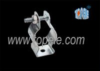 China Galvanized Conduit Steel Hanger 2 Inch with Bolt Nut for EMT Rigid Pipe Support for sale