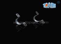China Galvanized Steel EMT Conduit Strap Two Hole Plain Saddle 1/2 to 4 Inch for sale