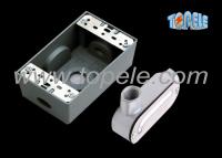 China TOPELE 3-Hole One Gang Weatherproof Electrical Box 2