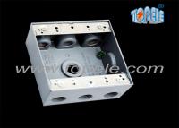 China Weatherproof Electrical Boxes Two Gang Outlet Branch Circuit Wiring for sale