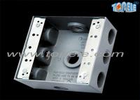 China Weatherproof Electrical Boxes Two Gang Outlet Branch Circuit Wiring for sale