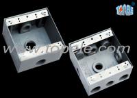 China Weatherproof Electrical Boxes Two Gang Outlet Branch Circuit Wiring for sale
