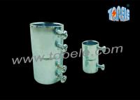 China Hot Dip Galvanized Steel EMT Conduit Coupling Set Screw Type 1/2 to 4 Inch Heavy Wall for sale