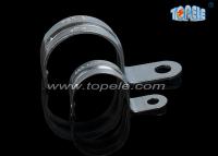 China EMT One Hole Zinc Coated Steel Rigid Conduit Strap 1/2 to 4 Inch for Pipe Support for sale
