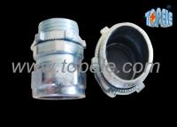 China 3/4 Inch Zinc Steel Compression EMT Connector ISO Standard Conduit Fitting for sale
