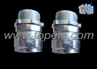 China 3/4 Inch Zinc Steel Compression EMT Connector ISO Standard Conduit Fitting for sale