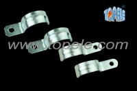 China Pre - Galvanized One Hole Strap EMT Conduit And Fittings Unthreaded for sale
