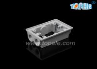 China TOPELE 1-1/2 Inch Deep Aluminum Weatherproof Extension Ring with 4 Holes and 1/2