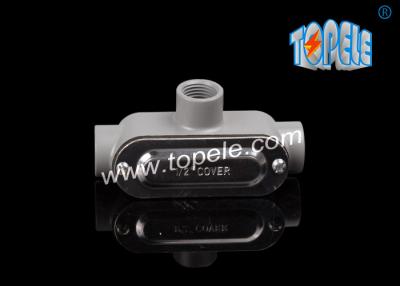 China TOPELE Threaded Aluminum Rigid Conduit Body Type T - 1/2