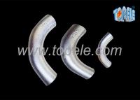 China BS4568 Galvanized Steel Pipe Malleable Iron Channel Intersection Elbow 20mm / 25mm for sale