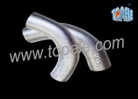China Galvanized Steel Pipe BS4568 Conduit Malleable Iron Channel Intersection Elbow for sale