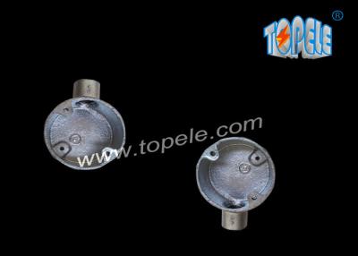 China BS4568 Malleable Iron Terminal Conduit Box 25mm Hot-Dip Galvanized with 60.3mm Internal Diameter for sale