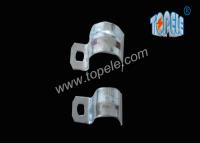 China Zinc Plated Steel IMC Conduit Strap 1/2 to 4 Inch One Hole Pipe Clamp for Electrical Conduit Mounting for sale