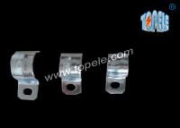 China Zinc Plated Steel IMC Conduit Strap 1/2 to 4 Inch One Hole Pipe Clamp for Electrical Conduit Mounting for sale