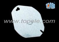 China EMT Conduit Box Covers Industrial Blank Up Plate 1.2mm 1.5mm 1.6mm Galvanized Steel for sale