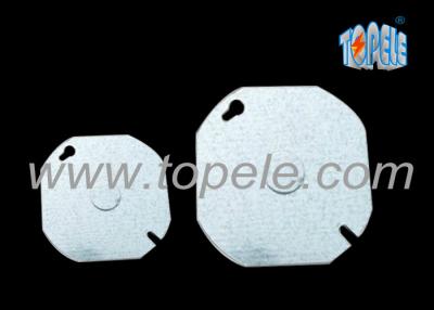 China EMT Conduit Box Covers Industrial Blank Up Plate 1.2mm 1.5mm 1.6mm Galvanized Steel for sale