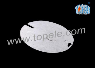 China TOPELE Round Gang Box Cover - Weatherproof Steel Electrical Box Covers 0.6mm to 1.6mm Thickness for sale