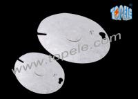 China TOPELE Round Gang Box Cover - Weatherproof Steel Electrical Box Covers 0.6mm to 1.6mm Thickness for sale