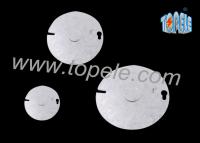 China TOPELE Round Gang Box Cover - Weatherproof Steel Electrical Box Covers 0.6mm to 1.6mm Thickness for sale