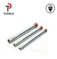 China TOPELE Galvanized Steel BS4568 Conduit Fittings GI Pipe 20mm to 50mm 3.75m for sale