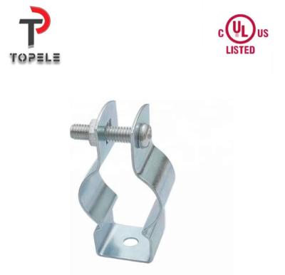 China Metal Conduit Pipe Brackets Hanger Electrical Polished Suspend Steel for sale