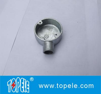 China TOPELE BS4568 BS31 Aluminum Malleable Iron Circular Junction Box 20mm-1-1/4