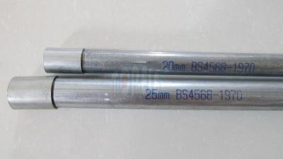 China BS4568 Electrical Metal Conduit Galvanized Steel Pipe - 16mm to 32mm Sizes, 3.75m Length for sale