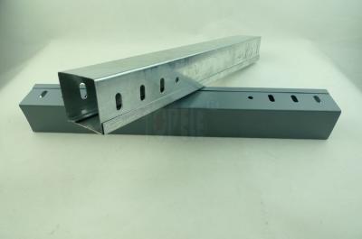China Perforated GI Cable Trunking 1.0-2.0mm Thickness Electrical Cable Tray 50-800mm Sizes for sale