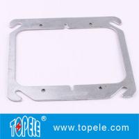 China TOPELE 4-Inch Galvanized Steel Flat Blank Square Cover for Two-Gang Outlet Boxes - 0.6mm to 1.6mm Thickness for sale