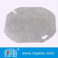 China TOPELE 54C1 Galvanized Steel Octagon Outlet Box Cover, 4-Inch Diameter, 200-Pack with 0.6-1.6mm Thickness Options for sale