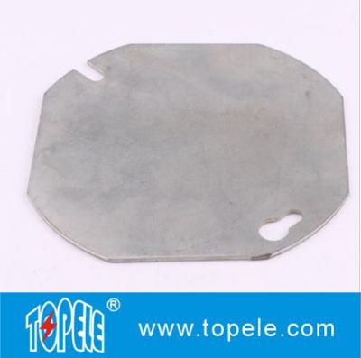 China TOPELE 54C1 Galvanized Steel Octagon Outlet Box Cover, 4-Inch Diameter, 200-Pack with 0.6-1.6mm Thickness Options for sale
