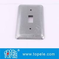 China TOPELE 20C5 Galvanized Steel Rectangular Flat Blank Device Switch Covers 0.6-1.6mm Thickness for sale