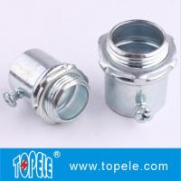 China Steel EMT Compression Insulated Connector 1/2 to 4 Inch NPT Thread Conduit Fittings for sale