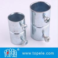 China Steel Set Screw EMT Conduit Coupling 1/2 to 4 Inch American Standard Zinc Plated for sale