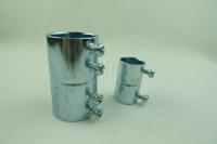 China Steel Set Screw EMT Conduit Coupling 1/2 to 4 Inch American Standard Zinc Plated for sale