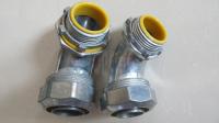China 90° Liquid Tight Flexible Conduit Connector - Zinc Die Cast, 3/8