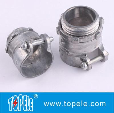China Zinc Die-cast Flexible Conduit Straight Squeeze Connector 3/8 to 2 Inch for sale